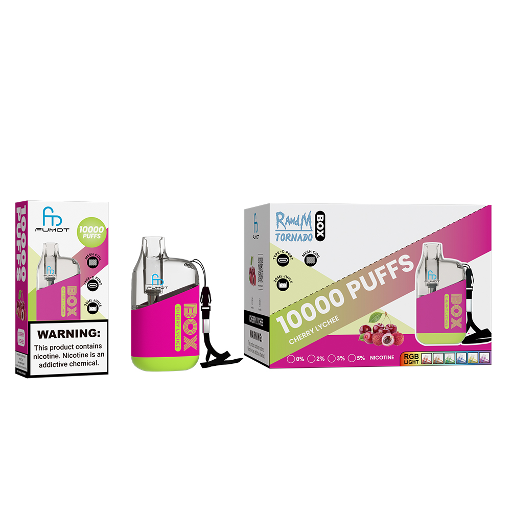 Randm Tornado Box 10,000 Vape Rechargeable Rechargeable คุณภาพสูง Randm ...