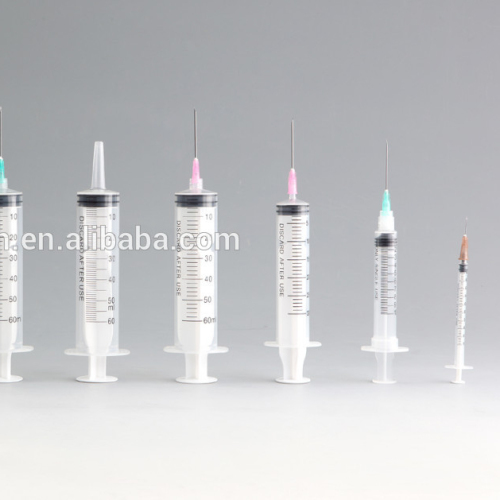 Sterile Disposable 3 Parts Syringe Medical, High Quality Sterile ...