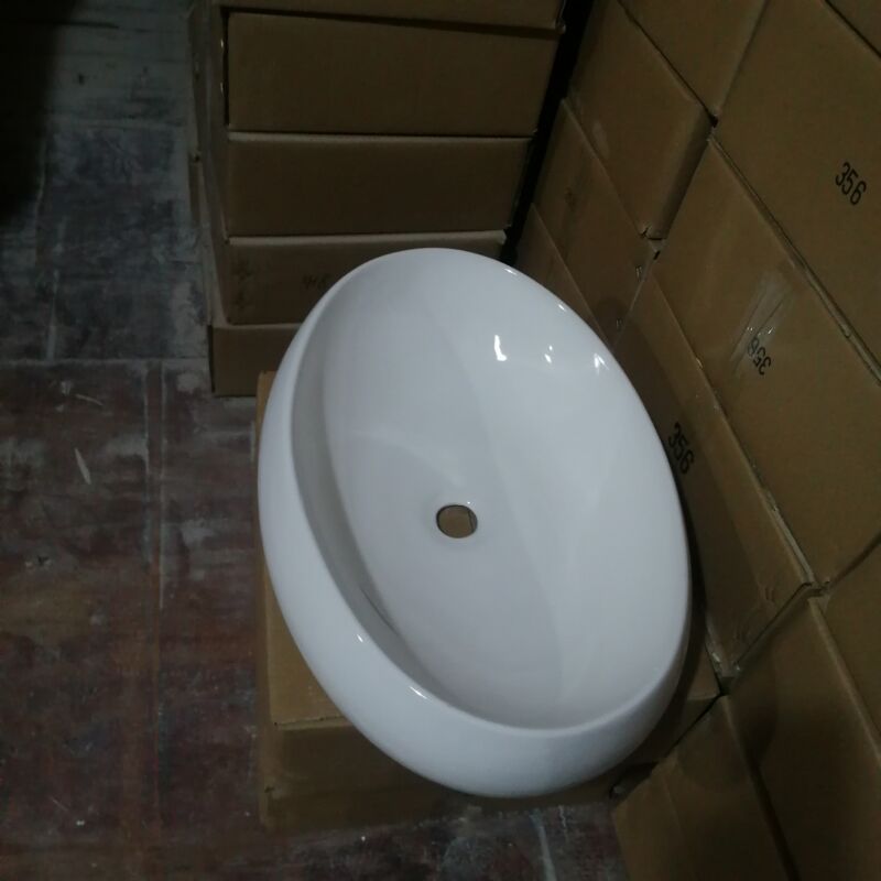 Modern Egg-shaped Above Counter Lavabo Basin - 5 Year Warranty, High ...