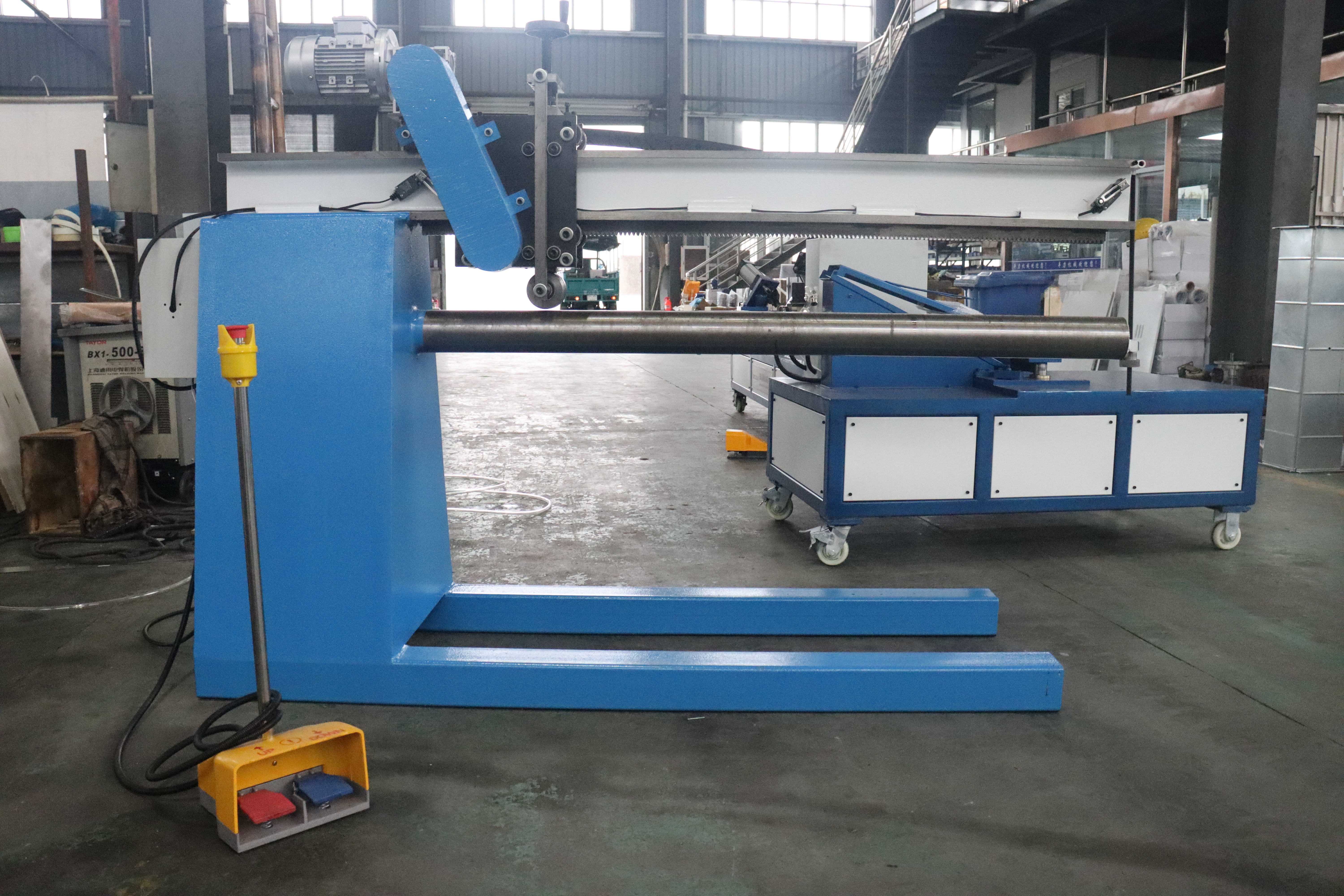 Circular Duct Welding Seam Closer Machine For Hvac Ventilation Systems ...