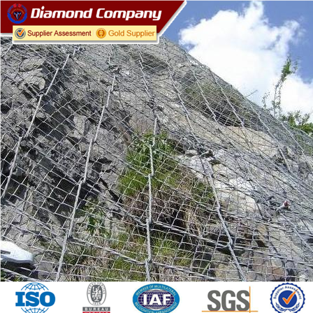 Steel Wire Safety Slope Protection Net, High Quality Steel Wire Safety ...