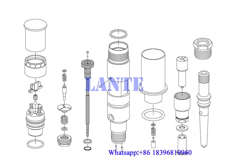 Common Rail Injector Valve 0445120084 Injector Valve 0445120084, High ...