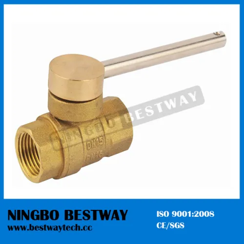 Lockable Magnetic Brass Ball Valve, High Quality Lockable Magnetic ...