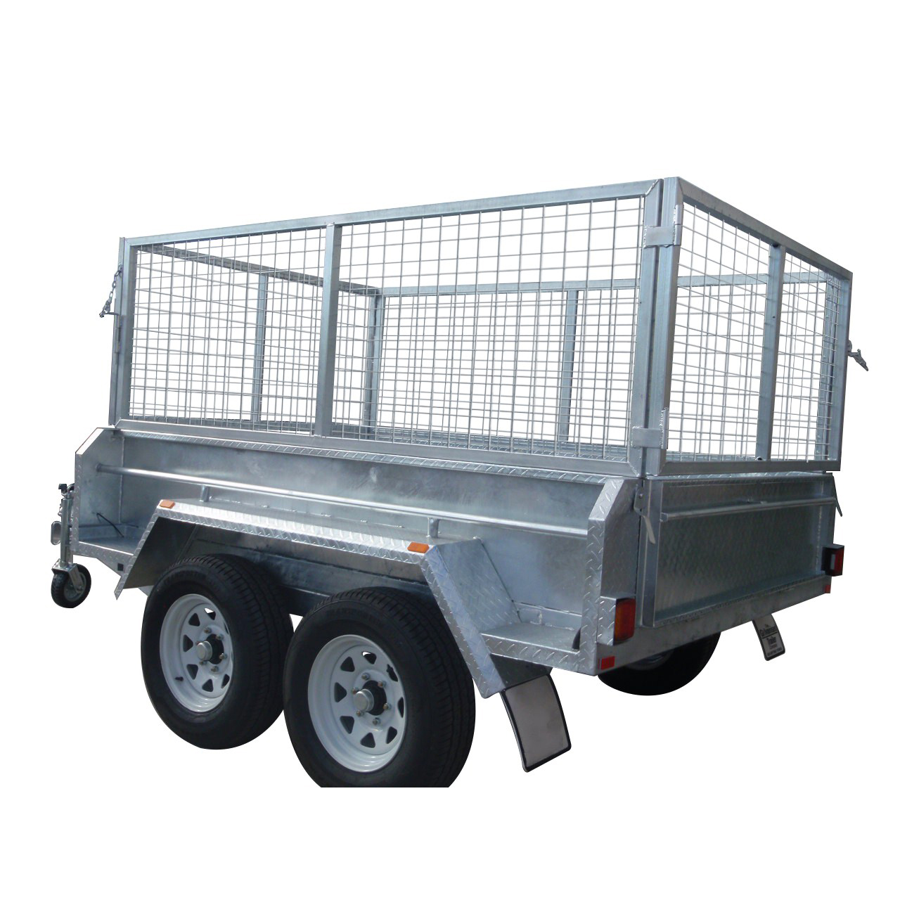 Galvanised Tandem Hydraulic Tipper Tipping Box, High Quality Galvanised ...