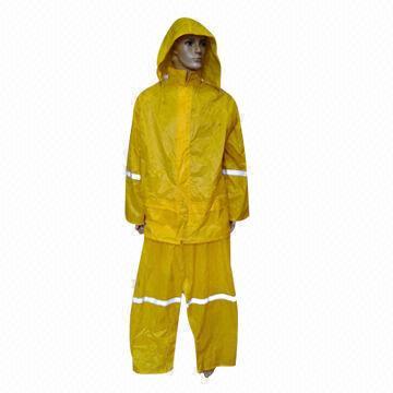 Reflective Rainwear, Made Of 100% Polyester, High Quality Reflective ...