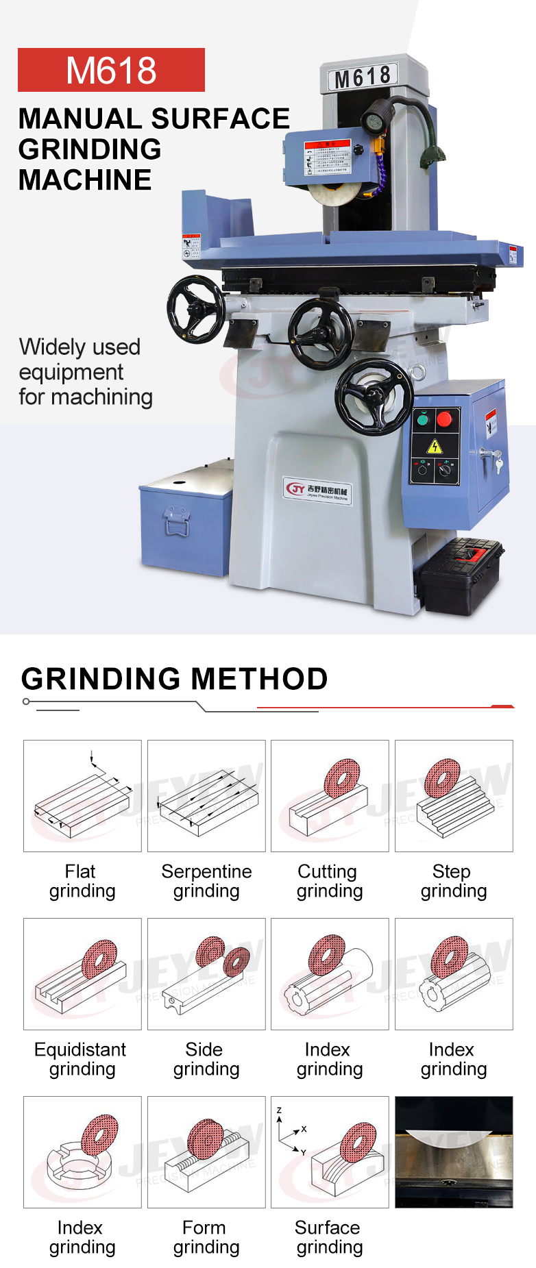 M618 Cylinder Head Surface Grinder 380v/220v, High Quality M618 ...