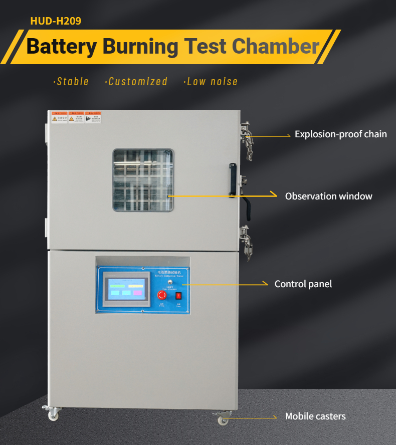 Laboratory Battery Safety Testing Equipment: Battery Burning Tester For ...