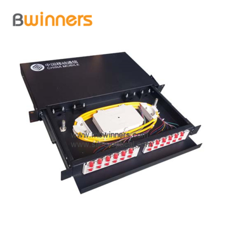 Sliding Rack Mounted Fiber Optic Terminal Box Patch Panel, High Quality ...