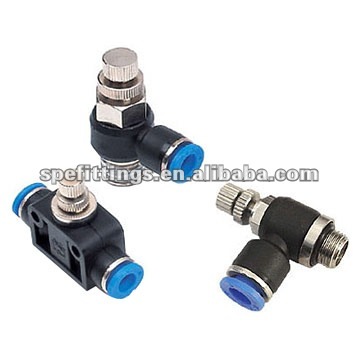 Pneumatic Fitting Speed Controller, High Quality Pneumatic Fitting ...