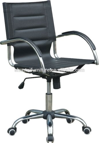 Modern Black Simple Pvc Swivel Office Chairs, High Quality Modern Black ...