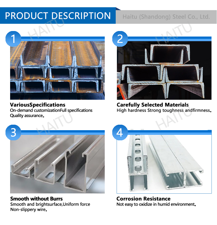 U-channel Mild Steel Purlins And Galvanized Steel C Channels For Sale ...