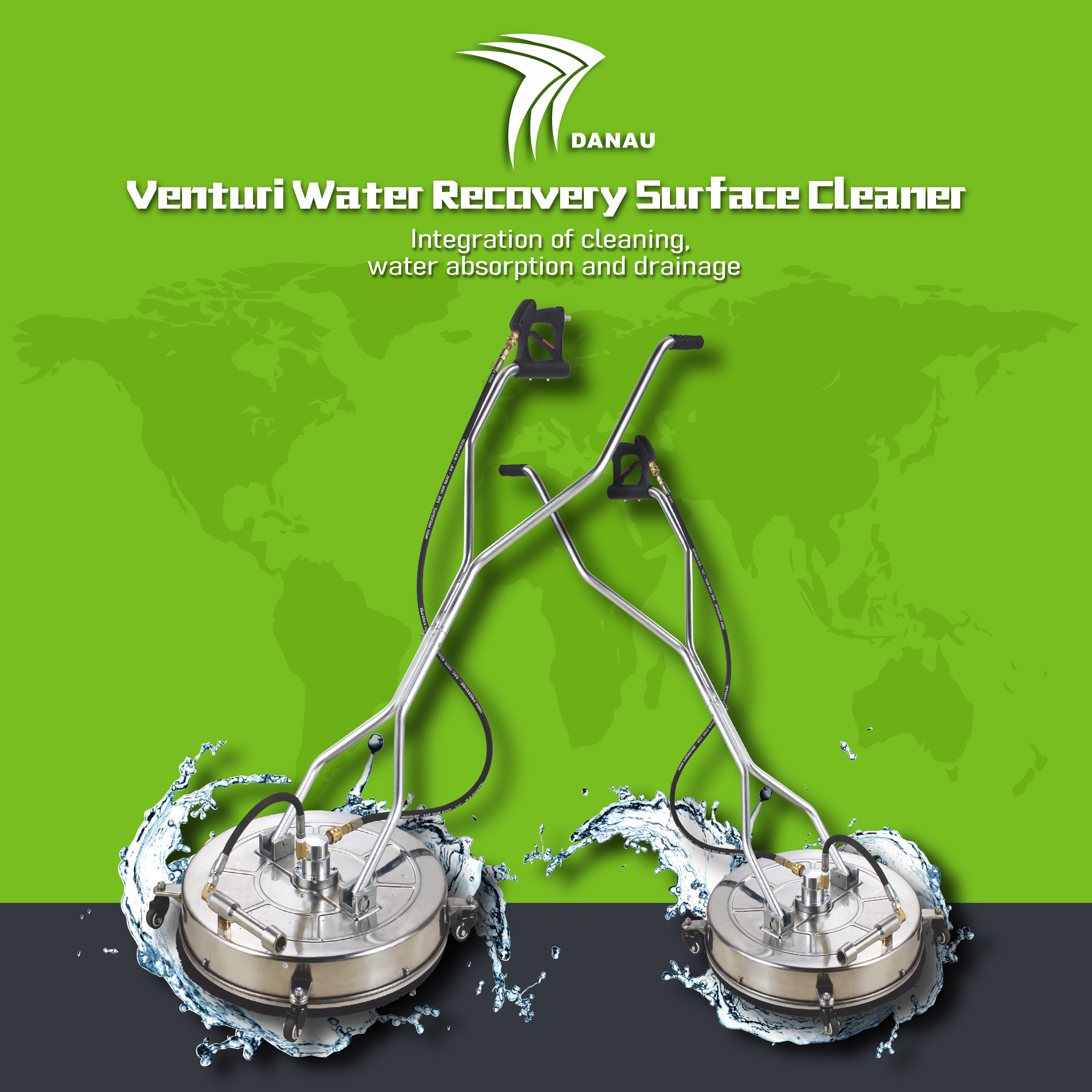 24-inch Venturi Water Recovery Surface Cleaner - Danau High Pressure ...