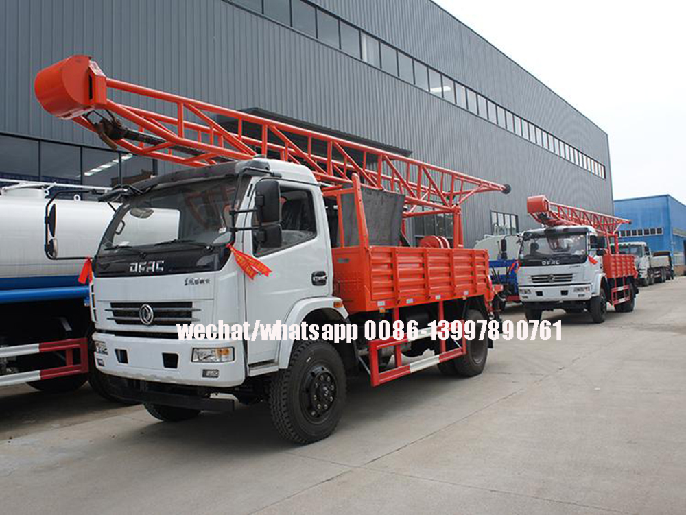Dongfeng Water Drilling Rigs With Truck 70-100 Meters, High Quality ...