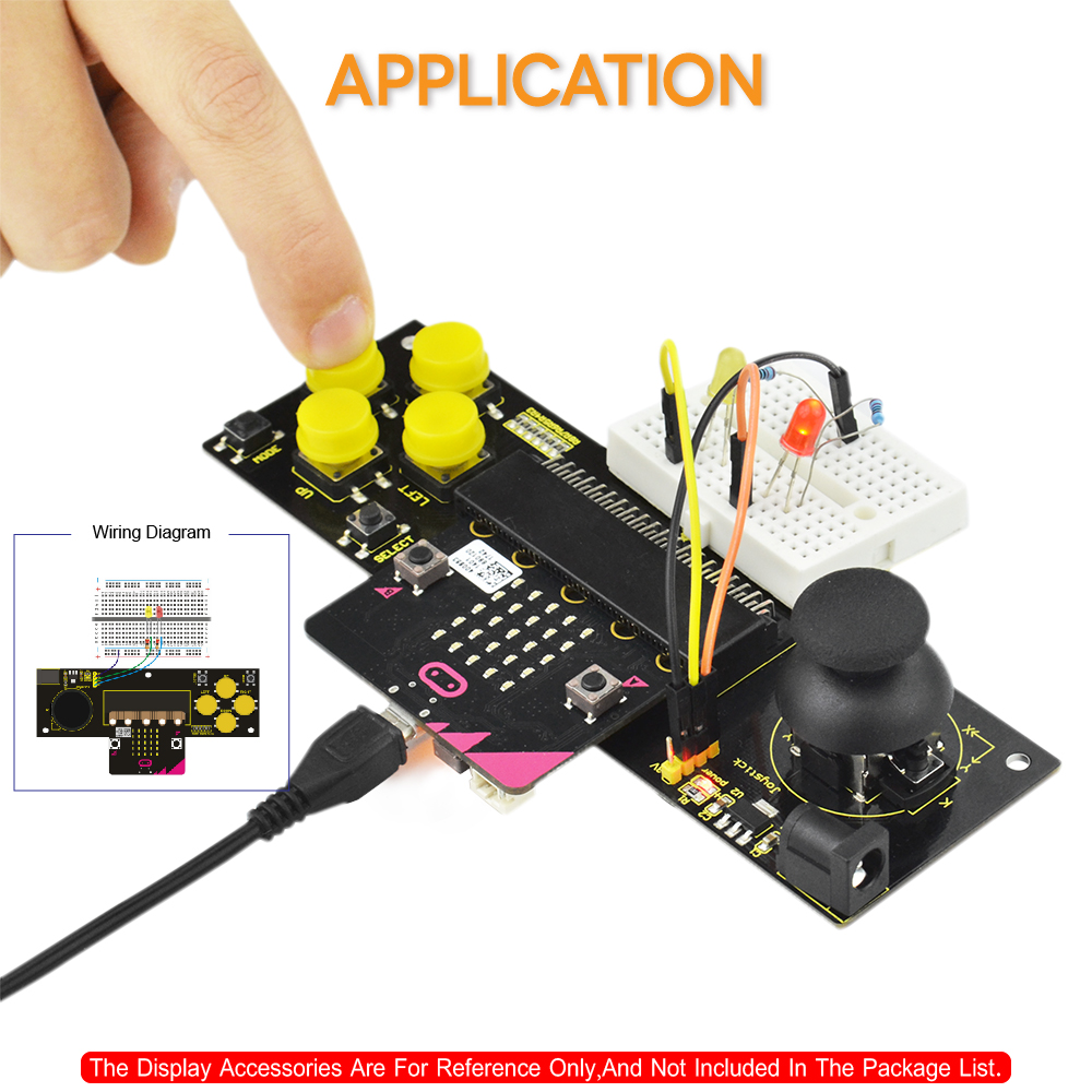 Keyestudio Microbit Joystick Shield Breakout Board, High Quality ...