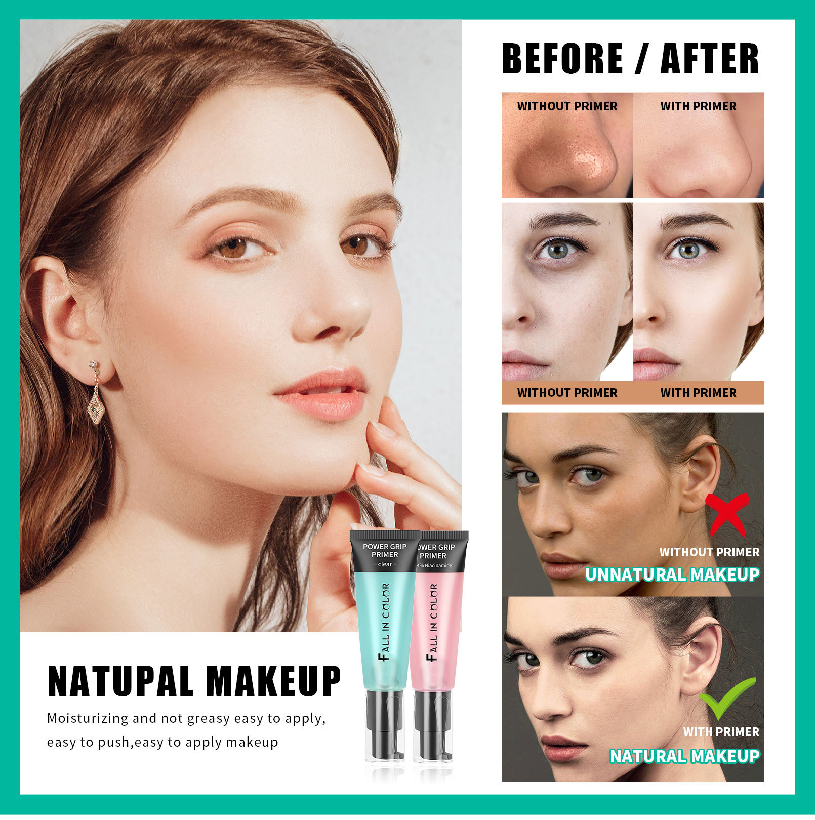 Fall In Color Power Grip Primer: Long-lasting, Sticky Gel-based ...