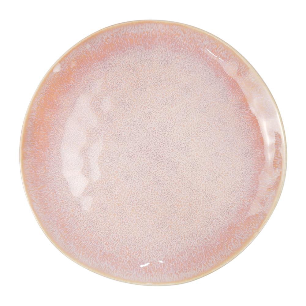 Reactive Glazed Stoneware Dinner Set In Light Pink, High Quality ...