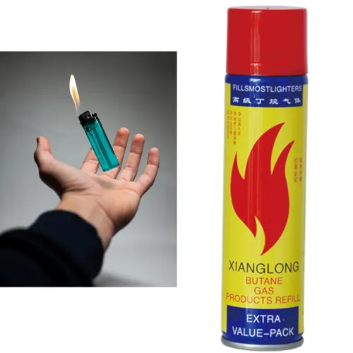 Long Lasting Aerosol Butane Lighter Gas Refillable, High Quality Long ...