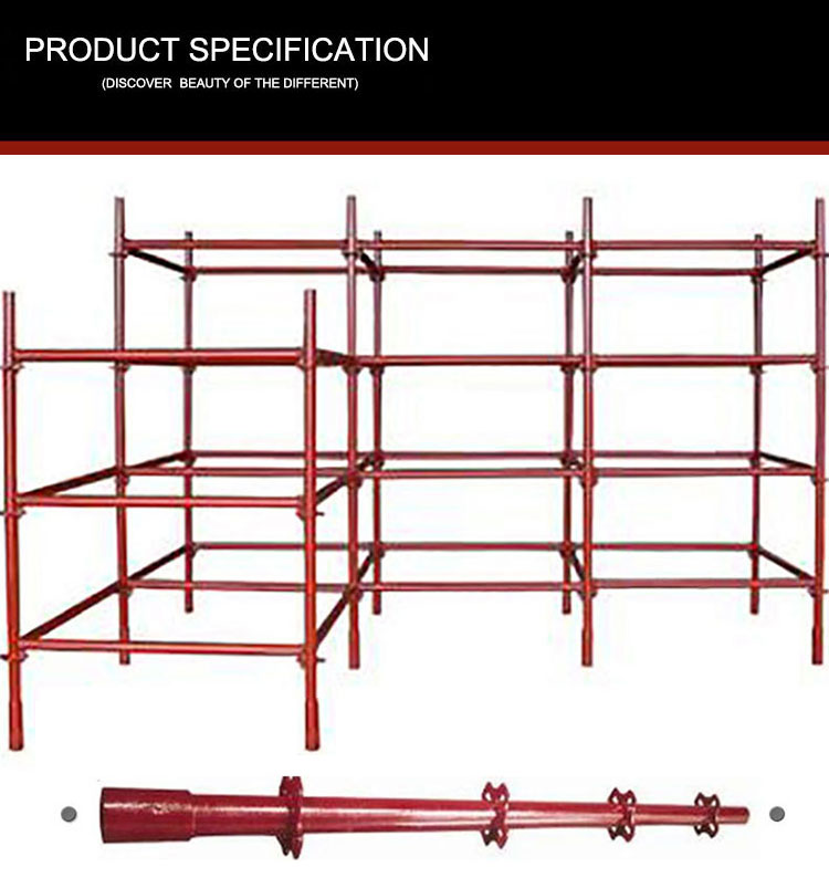 Complete Galvanized Ringlock Scaffolding System: All-round Metal Ring ...