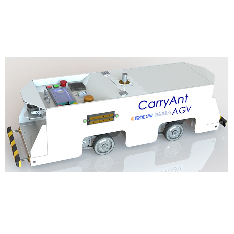 Cizon Agv Qrs2000: Double-way Low Height Agv With Robotic Arm Towing ...