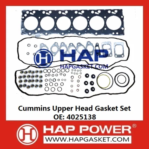 Cummins Upper Head Gasket Set 4025138, High Quality Cummins Upper Head Gasket Set 4025138 on ...