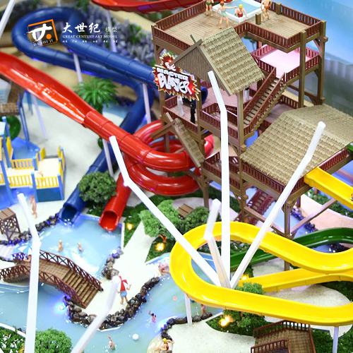 Water Park Building Models Resin Architecture Model Building, High ...