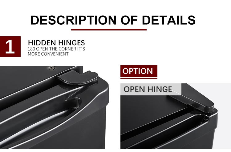 Wall-mounted 12l Electronic Compact Mini Fridge For Hotel Rooms, High ...