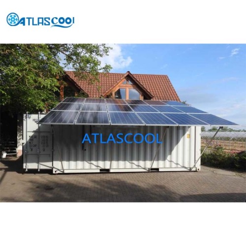 20ft Solar Power Container Cold Storage Room, High Quality 20ft Solar ...
