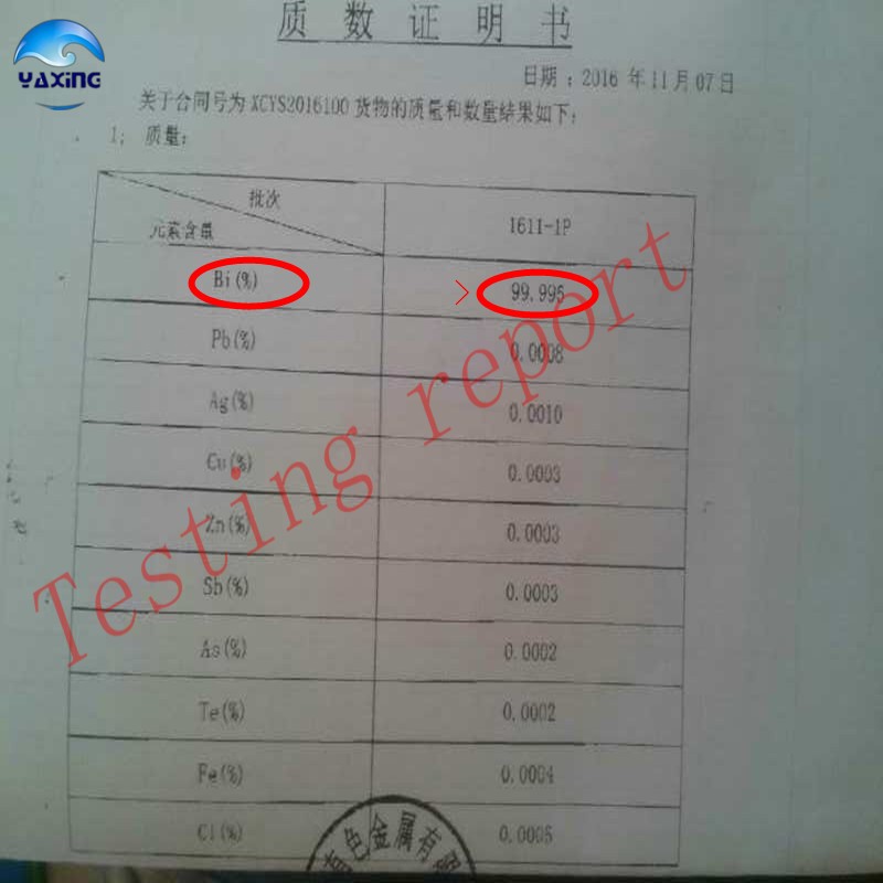 Bismuth Bi Metal Lumps Ingot 100g High Purity 99.99%, High Quality ...