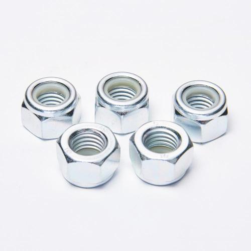 Iso 7040 Grade 10 Zinc Plated Nylon Insert Hexagon Lock Nut, High ...