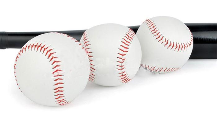 9 Handmade Baseballs Pvc Upper Rubber Inner Soft Baseball Balls ...
