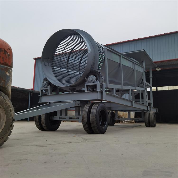 Rotating Drum Sieve/trommel Screen/rotary Trommel Drum Screen, High ...