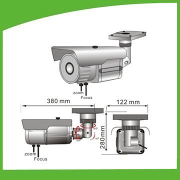 Megapixel Surveillance/weatherproof Ir Camera With 700tvl Resolution ...