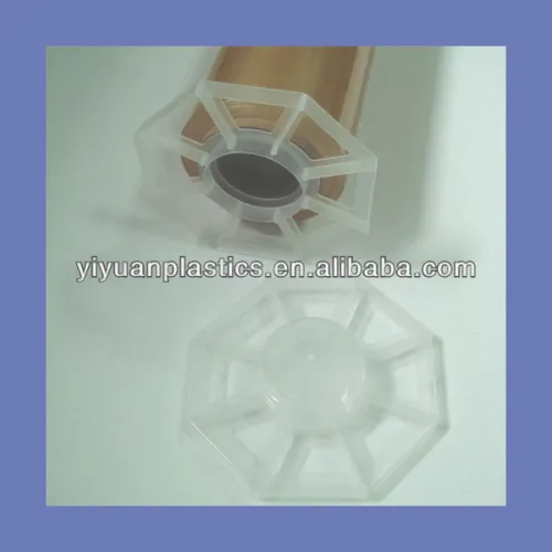 Octagon Clear Plastic Roll Core Holder For Cling Film Or Aluminum Foil ...