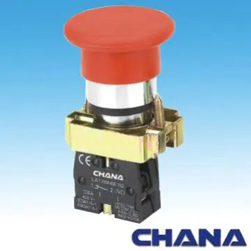 Push Button Switch (cb2)-mushroom Button Spring Return, High Quality ...