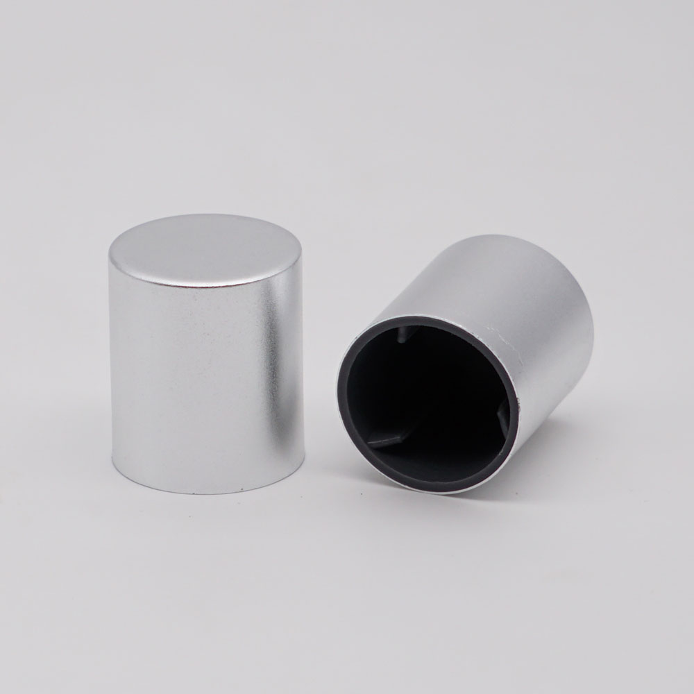 Cylinder Silver Perfume Aluminum Cap With Plastic Inner, High Quality ...