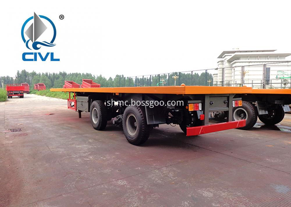 40 Feet Kontainer Mengangkut Truk Semi Trailer, kualitas tinggi 40 Feet ...