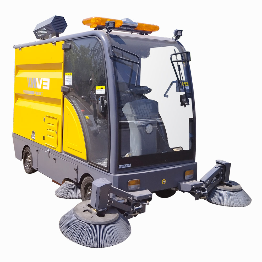 Efficient Commercial Industrial Electric Street Sweeper For Road ...