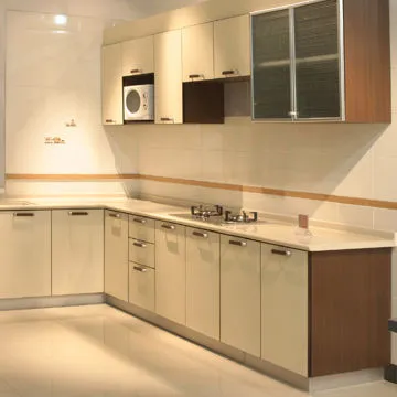 Melamine Kitchen Cabinet Cupboard, Made Of Pb Board With Hpl, High ...