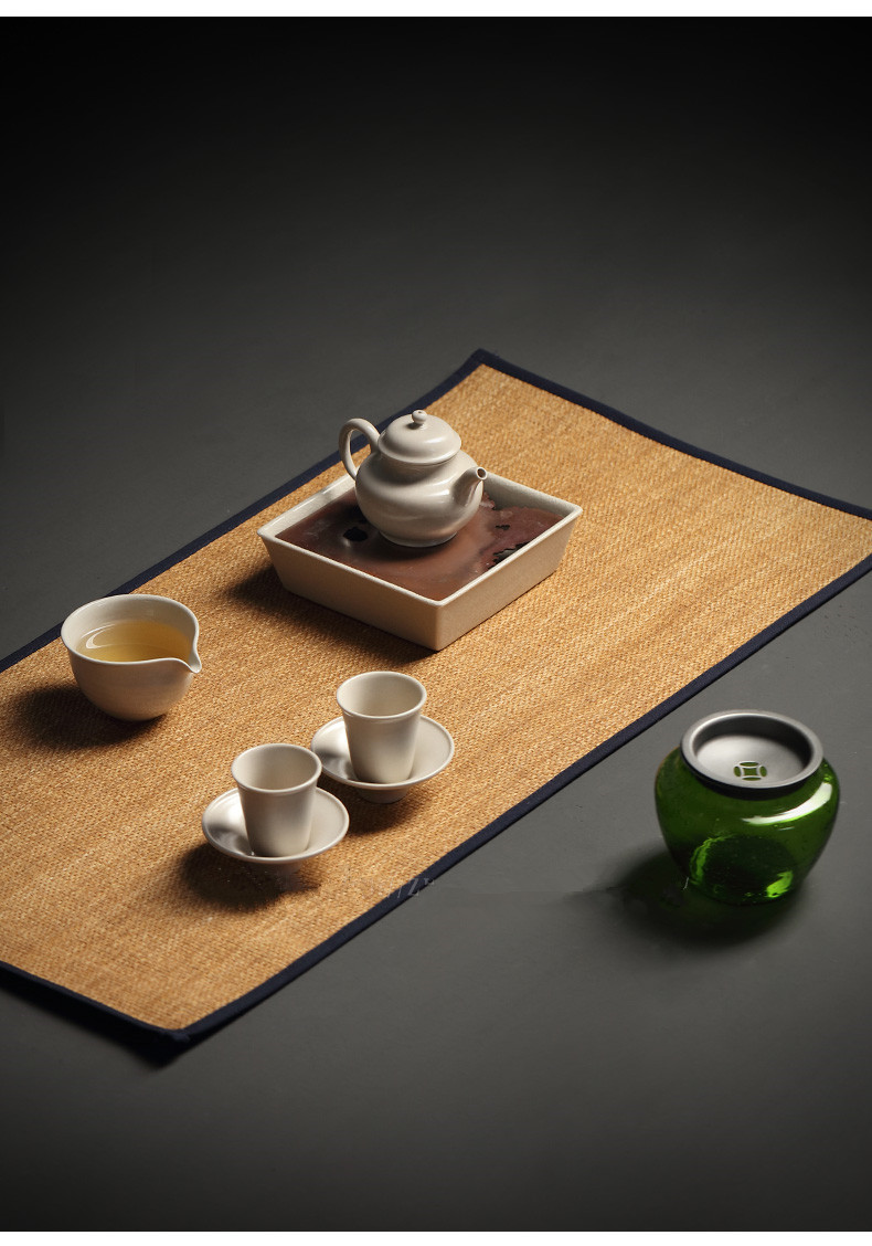 Straw Woven Japanese Tea-seat Hand-woven Tea Table Flag Zen Tea ...