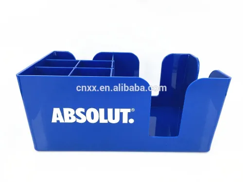 Ps/as Plastic 6 Compartments Bar Caddy/napkin Straw Stirrer Holder ...