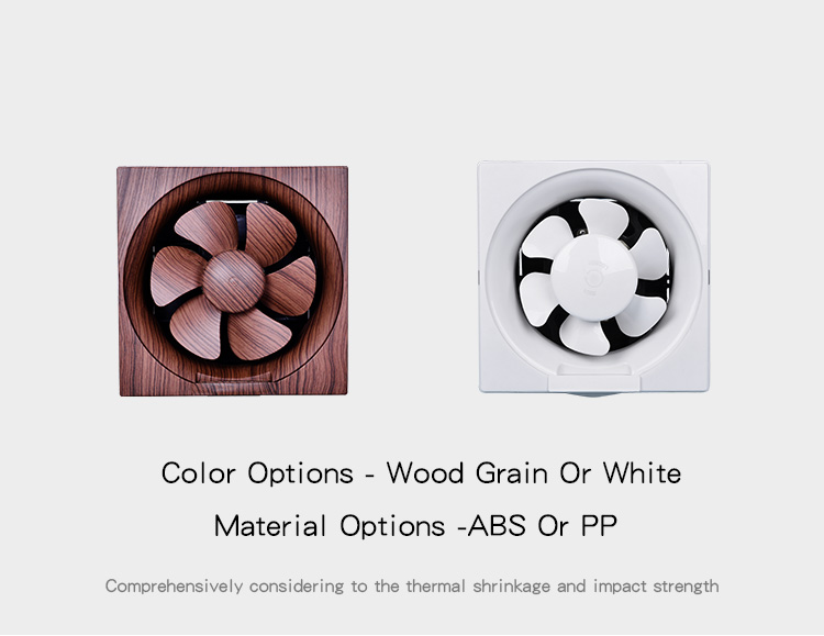Wood Grain Household Mini Ventilation Exhaust Extractor Fan, High ...