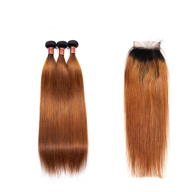 Malaysian Silk Straight Wave 100% Grade 9a Virgin Human Hair T1b/30 ...