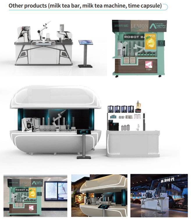 Koza High-end Five-star Cobot Barista Kiosk With Freshly Ground Coffee ...