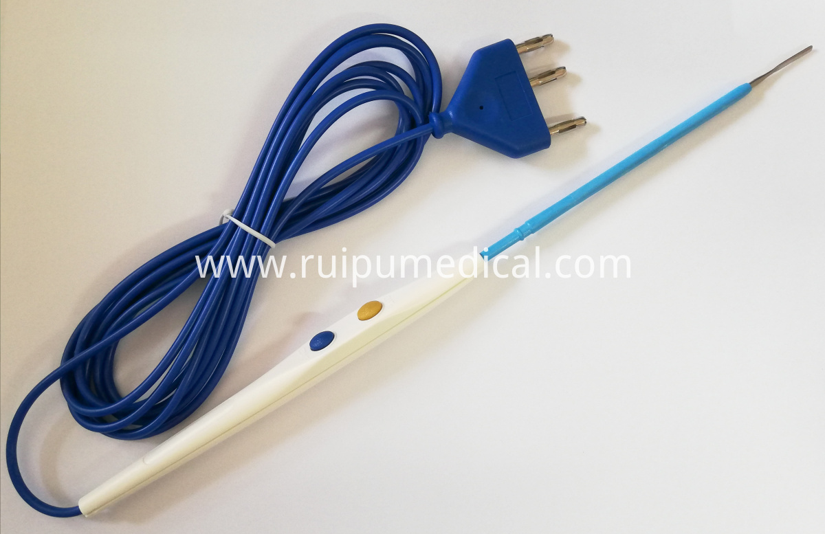 Hand control disposable electrosurgical ESU pencil
