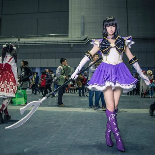 Sailor Moon Hotaru Tomoe Sailor Saturn Silence Glaive Cosplay Prop Pvc ...