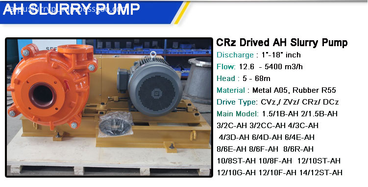 Naipu® Ah Metal Lined Slurry Pumps, High Quality Naipu® Ah Metal Lined ...