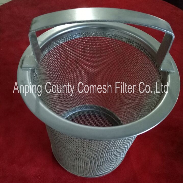 Round Hole Perforated Metal Filter Cylinders, High Quality Round Hole ...