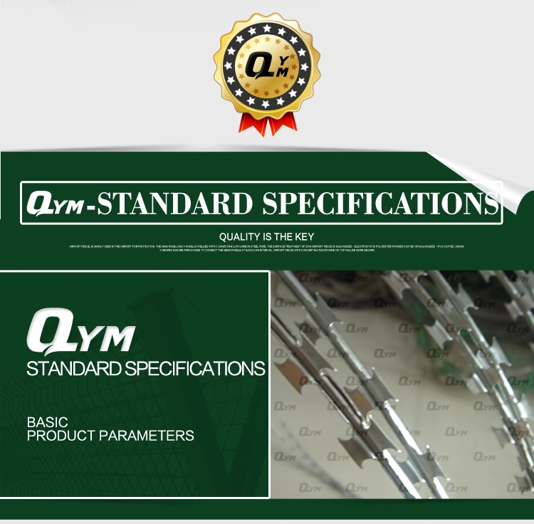 Helical Razor Wire/ Barbed Tape Concertina/ Razor Blade Wire, High ...