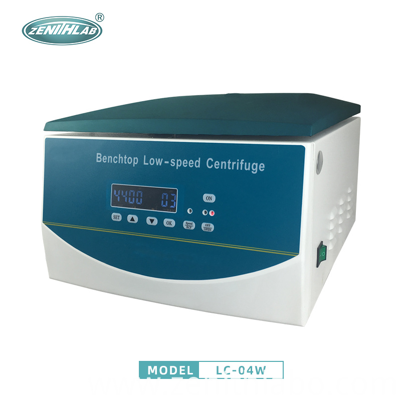 Zenith Lab Low Speed Centrifuge LC-04W China Manufacturer