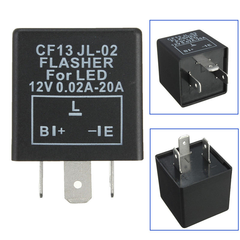 Universial 3 Pin Electronic Flasher Relay Module Cf13 Fix Led Turn ... Universial 3 Pin Electronic Flasher Relay Module Cf13 Fix Led Turn ...